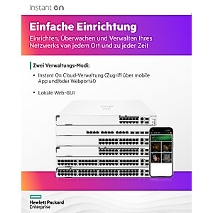 Aruba Instant On 1960 12-Port 10Gb Aggregator Smart Switch - 12x10GBase-T | 4X SFP+ (JL805A#ABB)