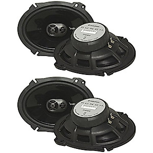 2 Pairs Of Rockford Fosgate P1683 130W 6"x8" 3-Way Car Stereo Speakers 6x8 Punch