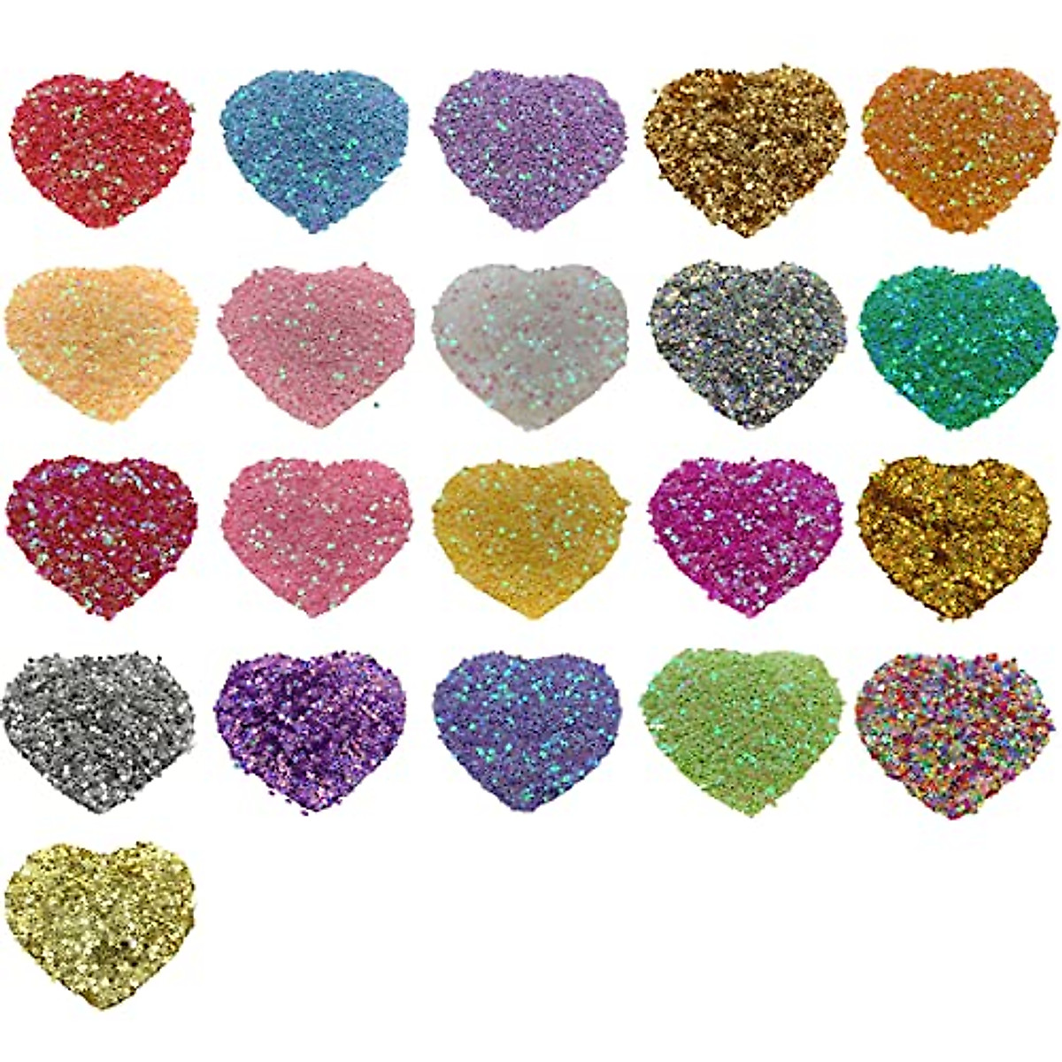 ECYC 10g Glitter Star Sequins, Metallic Foil Stars Sequin Stars Confetti for DIY Crafts Wedding Party Decoration,12