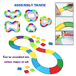 MIMIDOU Spiral Designer Freestyle Design Deluxe Kit, kids drawing aid art design stencil set include multicolored gel pen, spiral shapes and geometric templates 17 pcs.