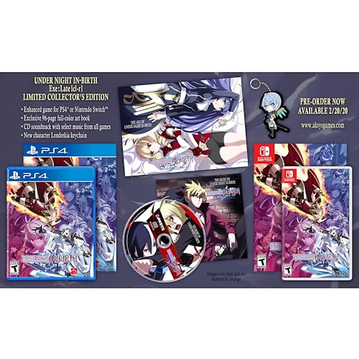 Under Night In-Birth Exe: Late[Cl-R] - PlayStation 4 Collectors Edition