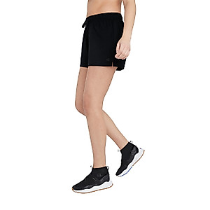 Champion, Lightweight Lounge, Soft Jersey Comfortable Shorts for Women (Plus Size Available), Black, Small