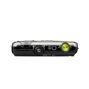 Nikon Coolpix S1100pj 14 MP Digital Camera with 5x Wide Angle Optical Vibration Reduction (VR) Zoom and 3-Inch LCD and Built-in Projector (Green)