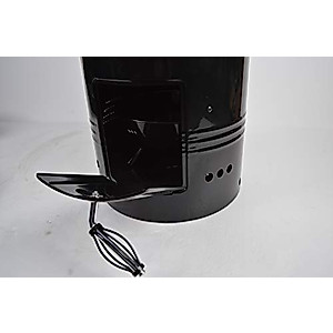 CMI Multi-Function Barbecue and Charcoal Smoker Grill,Heavy Duty Round BBQ Grill for Outdoor Cooking (16-Inch)