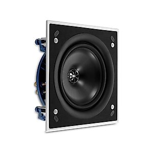 KEF CI200QS Square In-Wall/In-Ceiling Architectural Loudspeaker (Single)