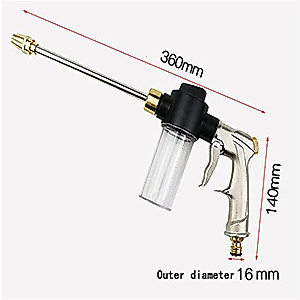 SLATIOM Expandable Magic Hose Pipe High-Pressure Car Washer Foam Pot Tool Flexible Garden Watering Noozle Home Adjustable (Color : 25FT)