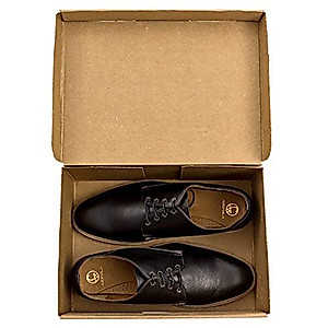 SHOE BOXES - 10 PACK - 12.5" x 9" x 5", HEAVY DUTY One-Piece Design With Lid