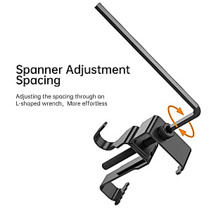 Elrswy Brick Hanger,Brick Hooks,Brick Clips for Hanging Pictures,No Drill,No Holes,Stainless Steel,Black,6 Pack