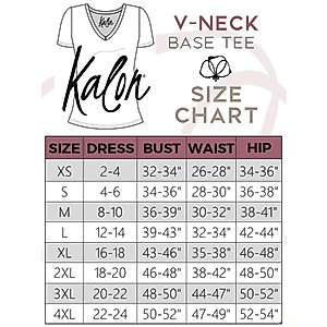 Kalon Women's 4-Pack V-Neck T-Shirt Base Layer (Medium, Earth Tones)