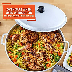 IMUSA USA 11.6Qt Jumbo Traditional Colombian Caldero, 11.6 Quart, Silver