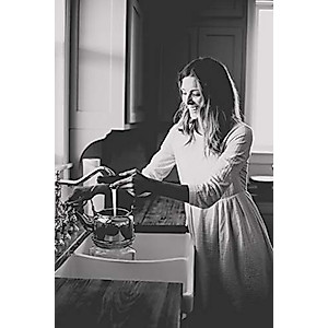 Kingston Brass KS1271ALBS Heritage Bridge Kitchen Faucet, 8-9/16", Polished Chrome