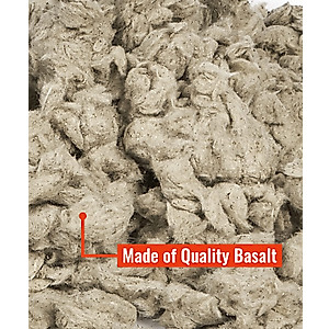 GASPRO Gas Fireplace Embers, 10 Oz. Rock Wool Glowing Embers for Fireplace - Vented, Ventless, Insert, Propane, Natural Gas, Add Glow