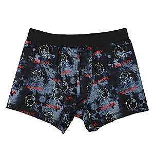 Bioworld The Batman Movie Batman And Riddler Logos Mens Boxer Briefs Underwear 3pk Set- XL Black