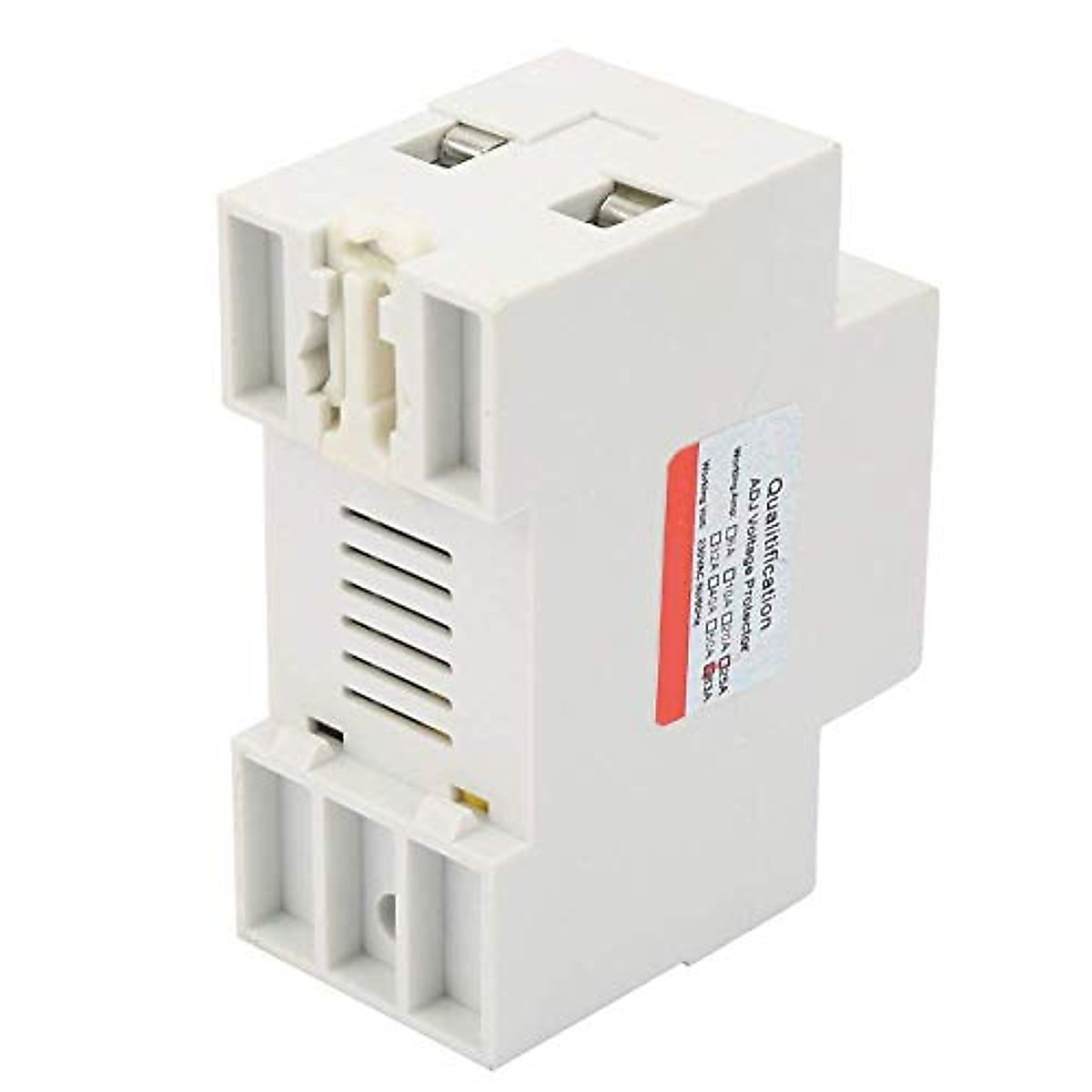Double LED Display Single Phase Adjustable Voltage Current Protector Voltage Protective Device AC230V 63A 81 x 36 x 60mm