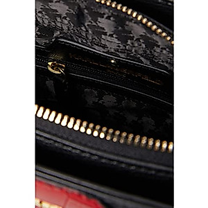 Karl Lagerfeld Paris Maybelle Satchel Black/Apple Red PROCESSING PROCESSING