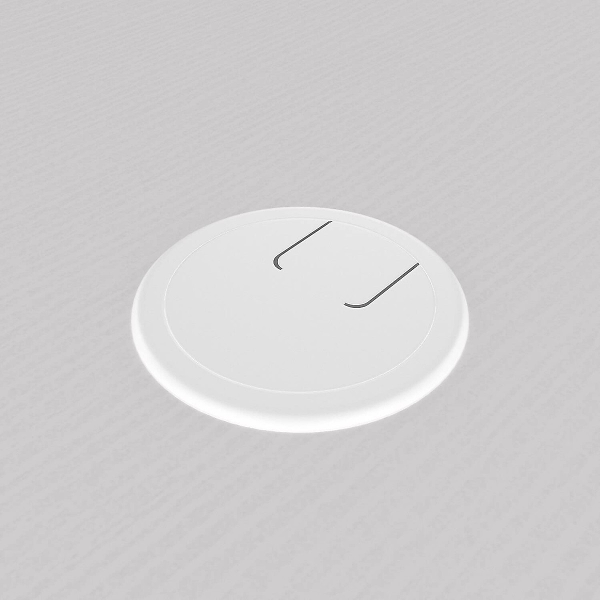 Bush Furniture Corner Computer Small Space, Office and Bedroom | Key West Collection L Desk with Storage and Aged Bronze Hardware, 54W, Pure White Oak