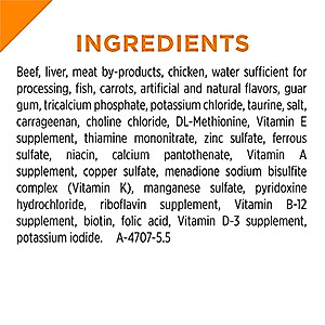 Title: Purina Pro Plan Grain Free Wet Cat Food Pate, COMPLETE ESSENTIALS Beef & Carrots Entree Classic - Grain Free - Beef, 5.5 Ounce (Pack of 24)