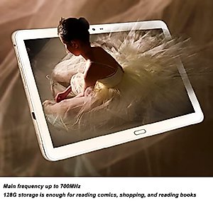 Glasses Free 3D Tablet,10.8in 128G 2.5K HD Display Tablet with Smart Switching Technology from 2D Convert to 3D,4G RAM,128G ROM,G Sensor,5MP Front and 13MP Rear Dual Camera,Touch Screen(US Plug)
