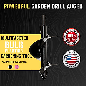 Power Planter 100% USA Made 3"x7" Bulb & Bedding Plant Auger