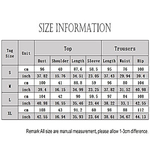 MODFUL Women's 2 Piece Long Blazer with Pants Set Small Plaid Elegant Suit Set for Casual Business Office(Grey,Medium)