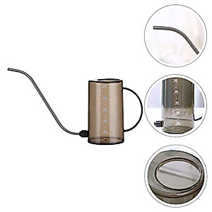 Cabilock Watering Can Flower Watering Pot Watering Jug Plant Watering Tool Plant Potted Kettle Plastic Water Pitcher Watering Pot with Long Spout Steel Pipe Stainless Steel Watering Bottle