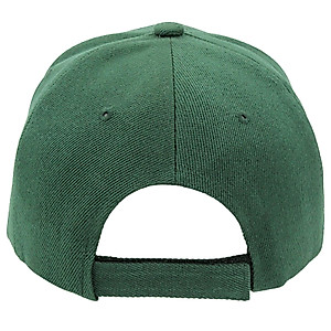AZTRONA Baseball Cap Men Women - Adjustable Plain Sports Fashion Quality Hat, DGN Dark Green