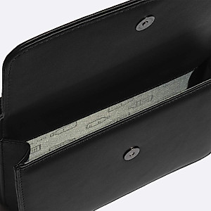 Pixie Mood Jane 7.5 x 5.13 Vegan Leather 2-in-1 Crossbody Wallet Purse, Black