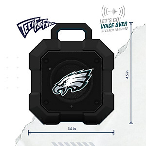 SOAR NFL Shockbox LED Wireless Bluetooth Speaker, Green Bay Packers
