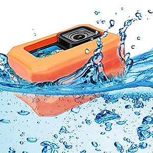 Floaty Case for GoPro HERO9 Black,Elastic Plastics Floating Accessories for Snorkeling,Surfing, Wakeboarding and More, Protective housing for GoPro9 with Screw