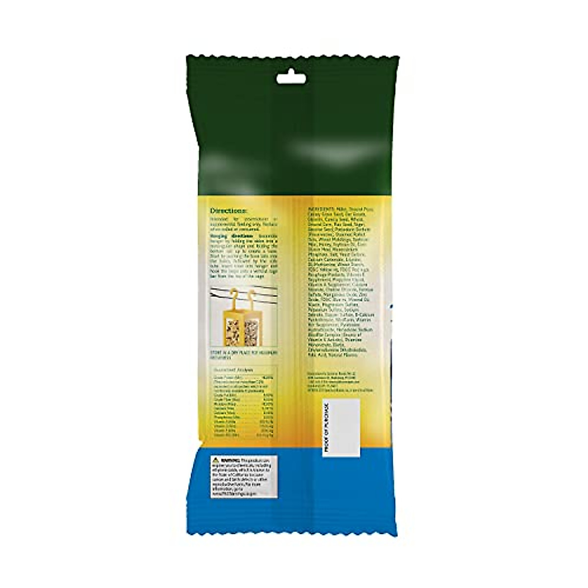 Wild Harvest Treat Sticks Crispy Honey Flavor 4 Count, Hanger Included