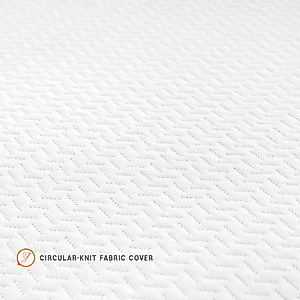 SensorPEDIC 1.5-Inch Coolest Comfort Memory Foam Bed Topper, California King, White
