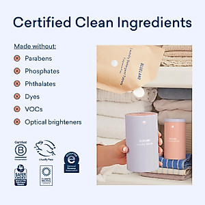 BLUELAND Laundry Detergent Tablets, 120 Count, Unscented Plastic-Free Eco-Friendly Pods, Sheets, Liquid Alternative - Natural, Gentle, Non Toxic