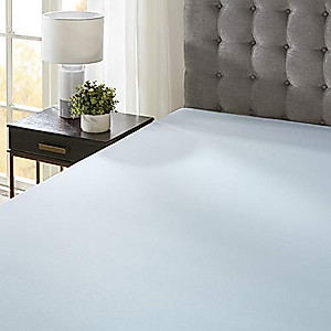 Sleep Philosophy Gel Infused Memory Foam Mattress Topper Luxurious All Season Enhanced Bed Support, Twin(4" Thick), Removable 3M Cover Scotchgard Moisture Wicking Cover