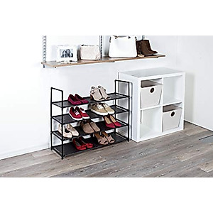 American Dream Home Goods Organizer 6920-BK Shoe Rack, Black