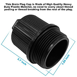 PERTF Filter Drain Plug 190030 Compatible with Pentair Pool and Spa Filter FNSP60 FNSP48 FNSP24 FNSP36 Parts