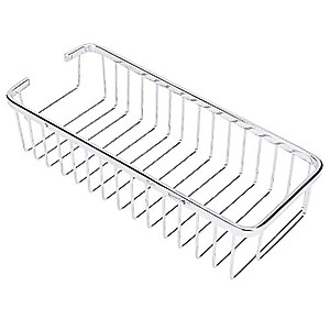 TOPINCN Bathroom Shelf Wall Mounted Stainless Steel Shower Caddy Shampoo Conditioner Holder Storage Basket Organizer Kitchen(#1)