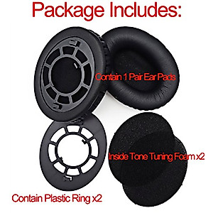 RS120 HDR120 Earpads, Replacement Ear Pads Compatible RS120 HDR120 RS 110 RS110 Headphones - RS120 Memory Foam Protein Leather Earpads