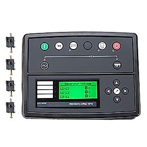 DSE7210 Deep Sea Electronic Generator Controller Module Control Panel LCD Display for/Gasoline/Gas Genset Motor