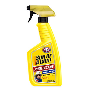 Son of a Gun Spray Protectant, Shines and Protects Vinyl, Rubber and Plastic, 16 Oz, STP