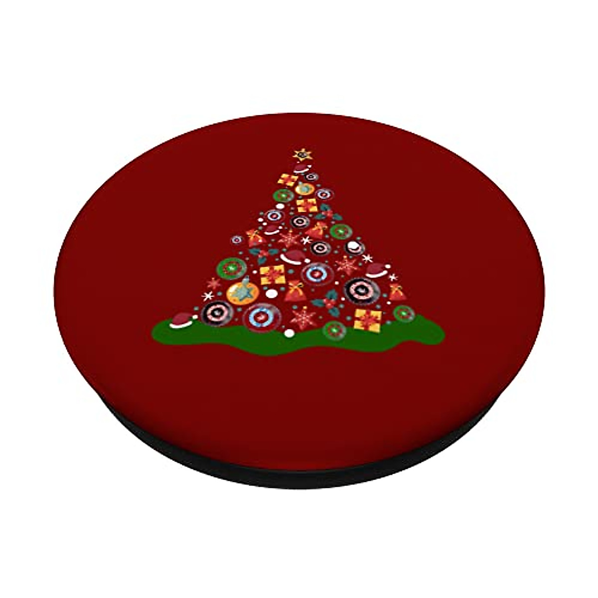 Christmas Lawn Bowls Idea & Christmas Tree Xmas Lawn Bowling PopSockets Swappable PopGrip