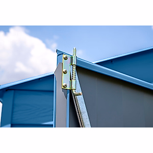 Arrow Sheds 6' x 4' Outdoor Steel Storage Shed, Blue