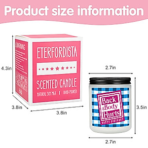 Happy Birthday Candles for Women Men Funny Birthday Gifts for Her and Him Birthday Gift Ideas for Friends Mom Wife Teacher Coworker Bestie BFF Mom Grandma Sister Aunt Wife Cute Birthday Candles