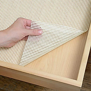 Con-Tact Brand, Almond Beaded Grip Adhesive Non-Slip Shelf and Drawer Liner, 18-Inches by 5-Feet, x 5'