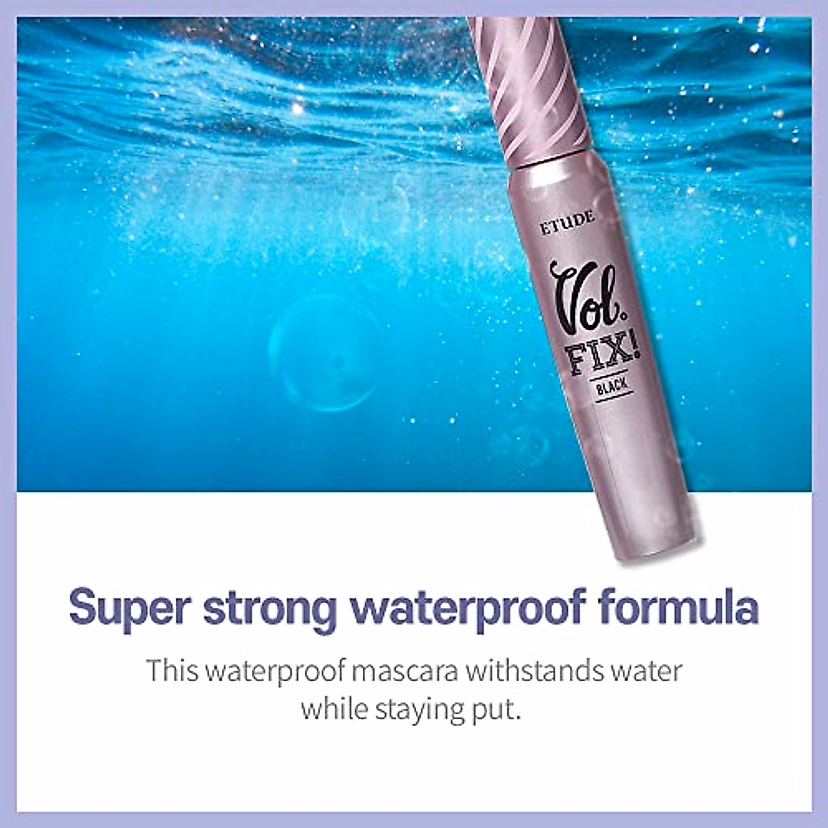 ETUDE Lash Perm Volume Fix Mascara #Black (21AD) | Volume & Curling Mascara that Lasts for Long Hours and Makes them Voluminous