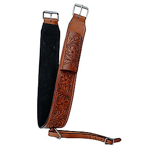 RAAVILS Horse Flank Cinch for Western Horse Saddles Horse TACK Leather Back Cinch Rear Saddle Girths
