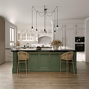 homdiy 10 Pack 5 Inch Brushed Nickel Cabinet Pulls Cabinet Handles Square Door Handles Modern Dresser Drawer Stainless Steel Hardware