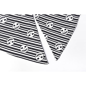 ReliBeauty Skeleton Costume Kids Christmas Costume for Boys with Hat,Black 10-12/150