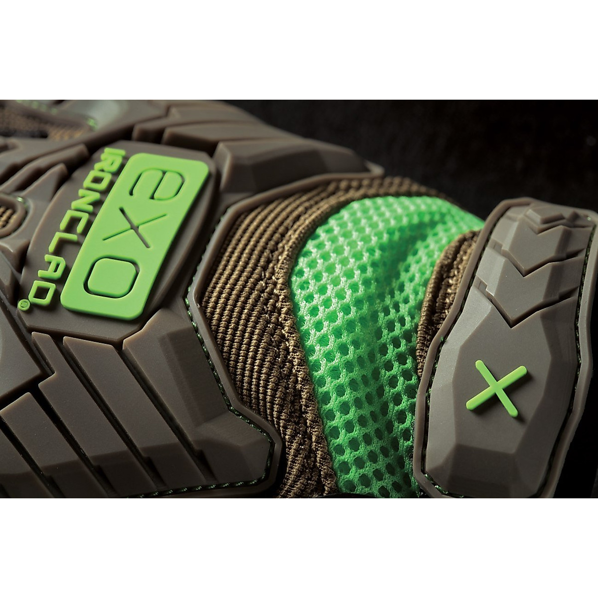 Ironclad EXO Motor Impact Glove; Work Gloves, TPR Impact Protection, (1 Pair), EXO2-PIG-05-XL,Brown