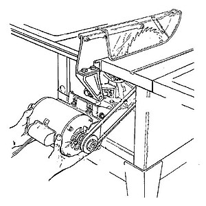 Craftsman Belt Drive Contractor Table Saw 2 1/2" Pulley with Keys for 5/8" Arbor or Pulley Shaft
