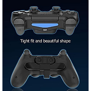 Diyeeni Paddles for PS4 Controller, 10 Key Back Attachment, Controller Paddles for PS4, Plug and Play, Support for Turbo Burst, Programmable Buttons